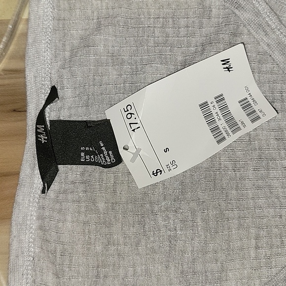 H&M | Tops | Hm Nwt Ribbed Top | Poshmark